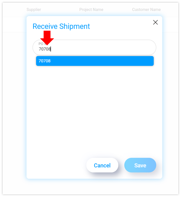How to receive a shipment? – ecoInsight