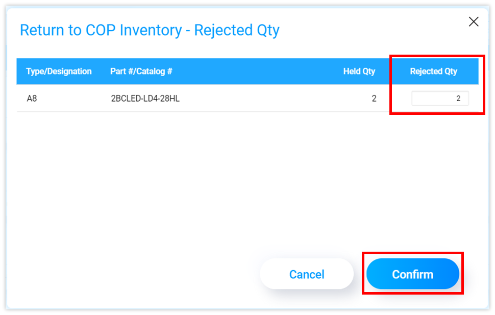 How can I report the shipment rejected by the customer? – ecoInsight