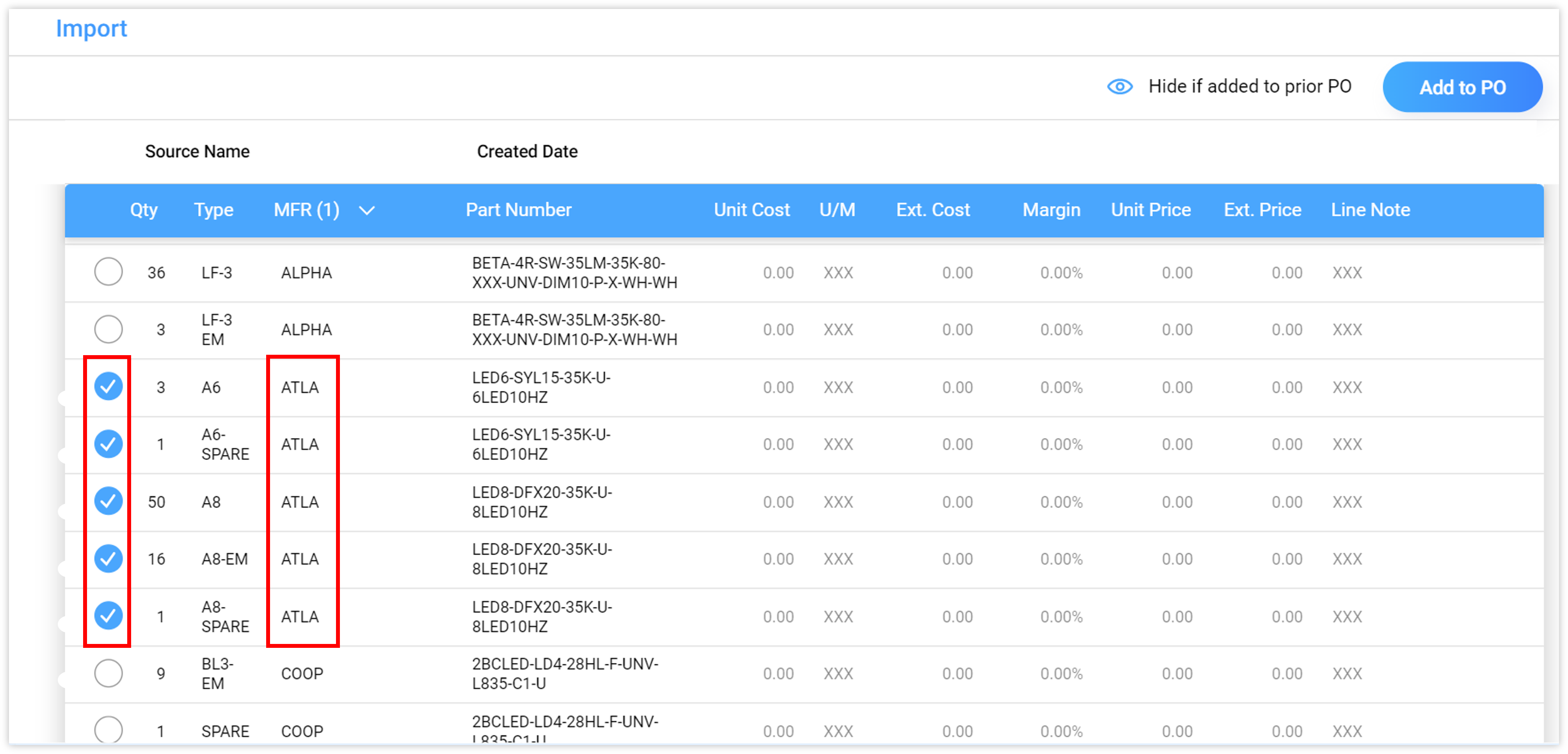 Workbook: Generate Supplier Purchase Order : Legacy vs Optimized Version – ecoInsight